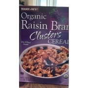 Trader Joe's Cereal, Raisin Bran Clusters, Organic: Calories, Nutrition ...