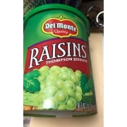 Del Monte Raisins: Calories, Nutrition Analysis & More | Fooducate