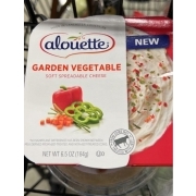 Alouette Soft Spreadable Cheese, Garden Vegetable: Calories, Nutrition ...