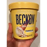 Beckon Ice Cream, Vanilla: Calories, Nutrition Analysis & More | Fooducate