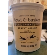ShopRite Yogurt, Greek, Nonfat, Vanilla: Calories, Nutrition Analysis ...