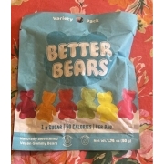 Better Bears Gummy Bears, Variety Pack: Calories, Nutrition Analysis & More | Fooducate