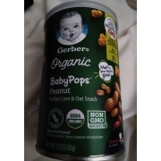 Gerber Baby pops, Peanut Puffed Corn & Oat Snack: Calories, Nutrition ...