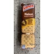 Nekot Cookie Sandwiches, Lemon Creme: Calories, Nutrition Analysis ...