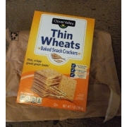 Clover Valley Baked Snack Crackers, Thin Wheats: Calories, Nutrition ...