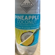 Clear American Sparkling Water, Pineapple Coconut, 12 Oz,, 09/26/2023