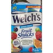 Welch's Fruit Snacks, Mixed Fruit: Calories, Nutrition Analysis & More ...