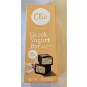 Clio Greek Yogurt Bar, Vanilla: Calories, Nutrition Analysis & More ...