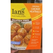 Ian's Chicken Meatballs, Original: Calories, Nutrition Analysis & More ...