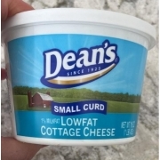Dean's Small Curd, Lowfat, Cottage Cheese: Calories, Nutrition Analysis ...