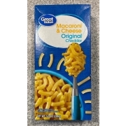 Great Value Macaroni & Cheese Dinner: Calories, Nutrition Analysis ...