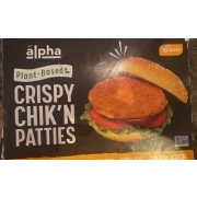 Alpha Foods Crispy Chik'n Patties: Calories, Nutrition Analysis & More ...