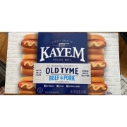 Kayem Beef & Pork, Old Tyme: Calories, Nutrition Analysis & More ...