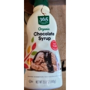 365 Everyday Value Organic Chocolate Syrup: Calories, Nutrition ...