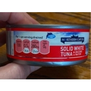 Northern Catch Solid White Tuna Albacore In Water: Calories, Nutrition ...