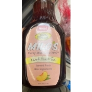 Milos Sweet Tea, Peach: Calories, Nutrition Analysis & More | Fooducate