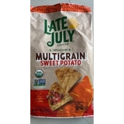 Late July Snacks Tortilla Chips, Sweet Potato, Multigrain: Calories ...