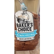 Baker's Choice Whole Wheat Bread: Calories, Nutrition Analysis & More ...