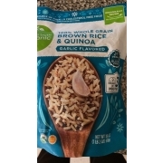 Simple Truth Organic Brown Rice & Quinoa, Garlic Flavored: Calories ...