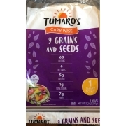 Tumaro's Wraps, Carb Wise, 9 Grains And Seeds: Calories, Nutrition ...