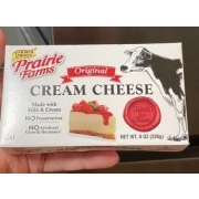 Prairie Farms Cream Cheese, Original: Calories, Nutrition Analysis ...