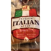 Aldi Premium Italian Bread: Calories, Nutrition Analysis & More | Fooducate
