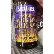 Sun Luck Garlic Sauce, Black Bean, Chinese Style: Calories, Nutrition ...