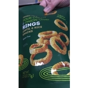Trader Joe's Lentil & Rice Snacks, Sour Cream & Onion Rings: Calories ...