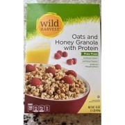 Wild Harvest Cereal, Oats And Honey Granola, With Protein: Calories ...