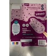 Yasso Frozen Greek Yogurt Bars, Black Raspberry Chip: Calories ...