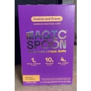 Magic Spoon Cereal Bars, Cookies And Cream: Calories, Nutrition ...