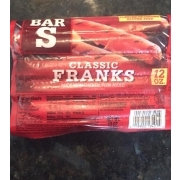 Bar S Franks, Classic: Calories, Nutrition Analysis & More | Fooducate