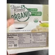 Seven Farms Fruit Product, Organic: Calories, Nutrition Analysis & More ...