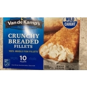 Van De Kamp's Fish Fillets, Crunchy: Calories, Nutrition Analysis ...