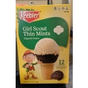 Keebler Dipped Cones, Girl Scout Thin Mints: Calories, Nutrition ...