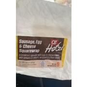 Hotzi Squarewrap, Sausage, Egg & Cheese: Calories, Nutrition Analysis ...