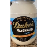 Duke's Mayonnaise, Light: Calories, Nutrition Analysis & More | Fooducate