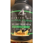 Alpha Life Alpha Fusion, 100% Whey Isolate Protein, Pineapple Banana ...