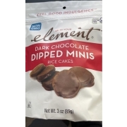 Element Dark Chocolate Dipped Minis, Rice Cakes: Calories, Nutrition ...