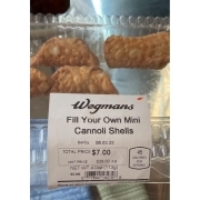 Wegmans Cannoli Shells, Mini: Calories, Nutrition Analysis & More ...