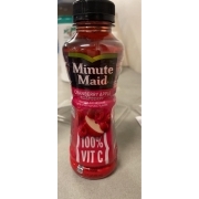 Minute Maid Juice Beverage, Cranberry Apple Raspberry: Calories ...