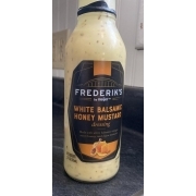 Frederik's By Meijer Dressing, White Balsamic Honey Mustard: Calories ...