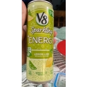 V8 Sparkling Energy, Lemon Lime: Calories, Nutrition Analysis & More ...