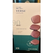 Verse Chocolate Chocolate, Mint: Calories, Nutrition Analysis & More ...