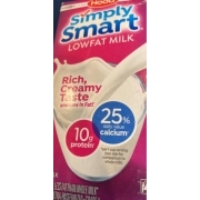 Simply Smart Milk, Lowfat: Calories, Nutrition Analysis & More | Fooducate