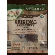 Simply Nature Beef Jerky, Original, Organic: Calories, Nutrition ...