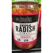 Lucky Foods Kimchi, Seoul Radish, Original: Calories, Nutrition ...