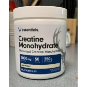 Essentials Creatine Monohydrate, Unflavored: Calories, Nutrition ...