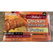 Delia's Patties, Chicken Sausage: Calories, Nutrition Analysis & More ...