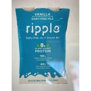 Ripple Milk, Vanilla: Calories, Nutrition Analysis & More | Fooducate